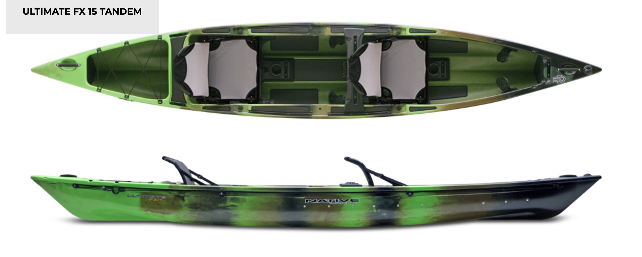 Delaware Paddlesports carries the Native Watercraft Ultimate FX 15 Tandem!