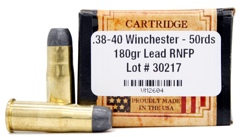 Ventura Heritage 38-40 Winchester 180gr RNFP Ammo for Sale | Ventura ...