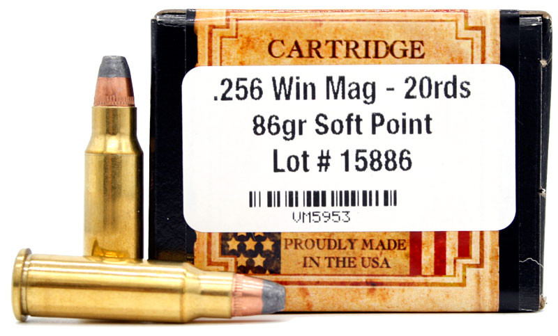 Ventura Heritage 256 Win Mag 86gr SP Ammo for Sale | Ventura Munitions