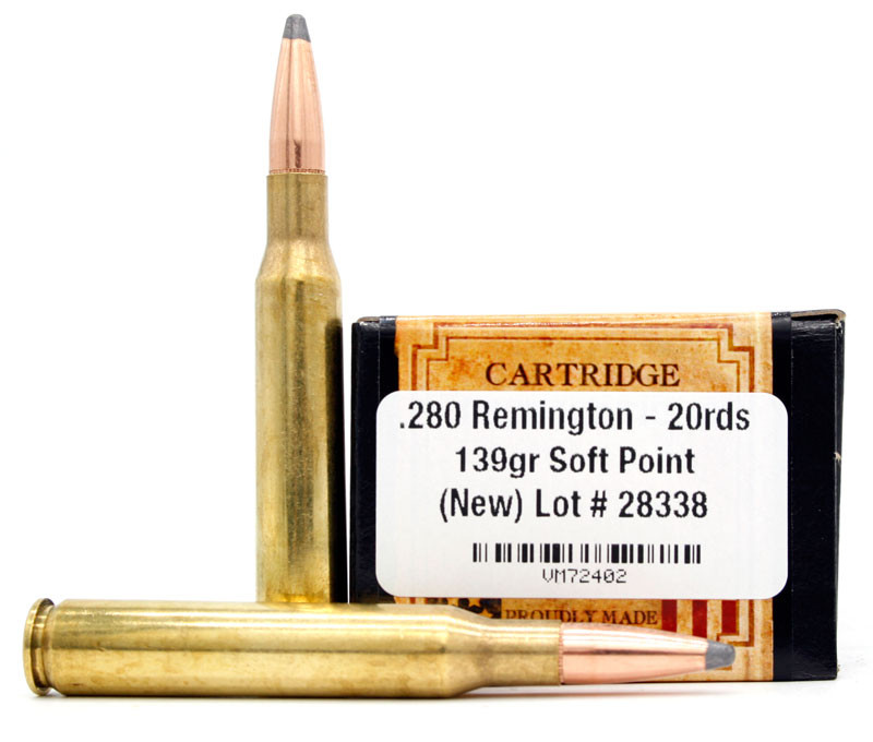 Ventura Heritage 280 Remington 139gr BTSP Ammo for Sale | Ventura Munitions