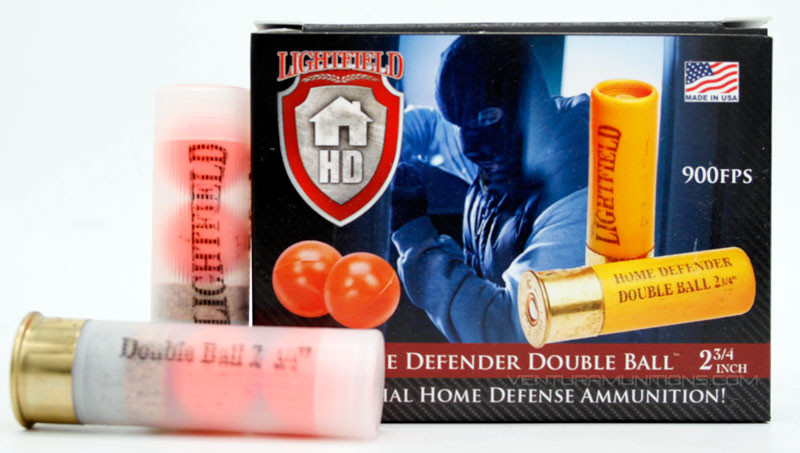 Lightfield Home Defender 20ga 2.75" Rubber Buck Less Lethal Ammo - 5 ...
