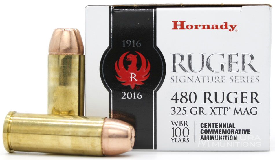 Hornady Signature Series 480 Ruger 325gr XTP Ammo - 20 Rounds - Ventura ...