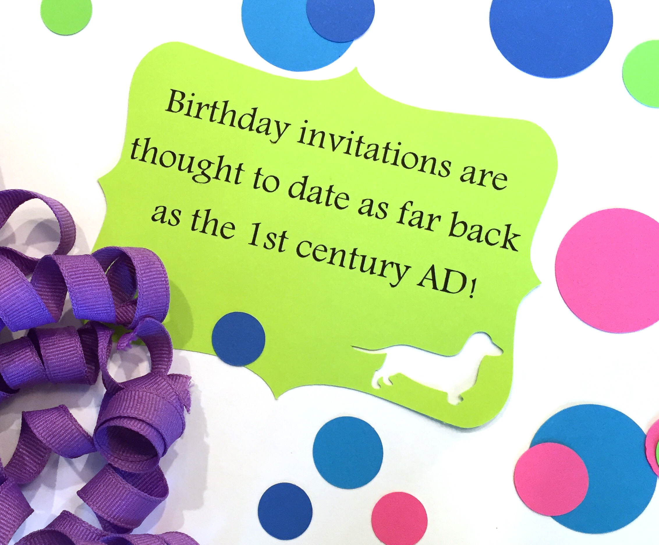 Birthday Party Fact - Tiffzippy