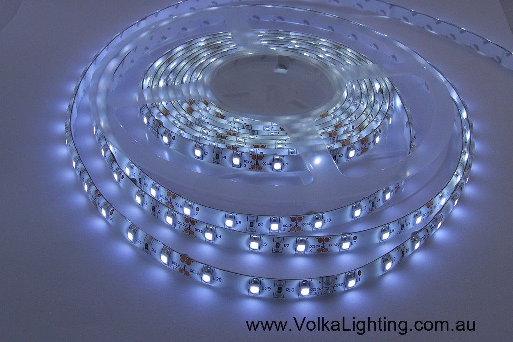 SMD 3528 60 pcs/m Water Resistant 4.8W/m 12V - VOLKA Lighting Pty Ltd.
