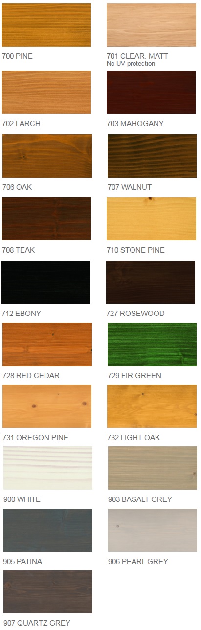 OSMO Natural Oil Woodstain UK Stockist Wood Stain Colours | Celtic ...