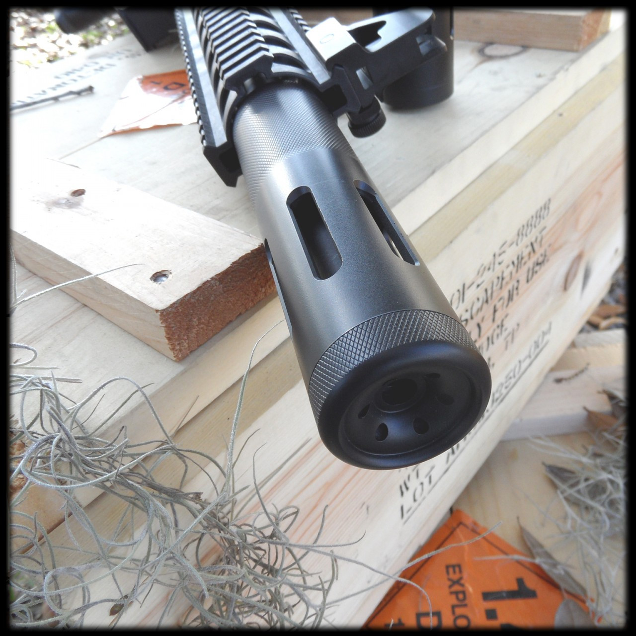 Concave Ported Barrel Shroud AR 15 - Kineti-Tech