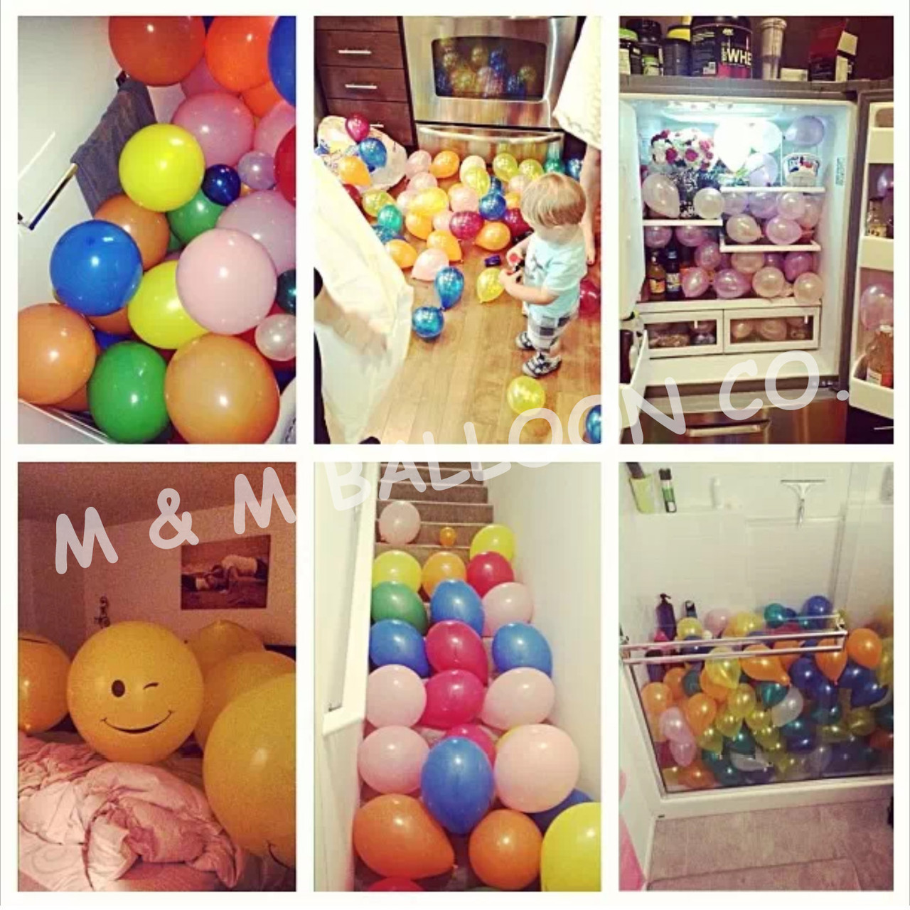 Bulk Air-filled Balloons - M & M Balloon Co. of Seattle