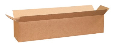 30" x 6" x 6" Long Corrugated Cardboard Shipping Boxes 25/Bundle