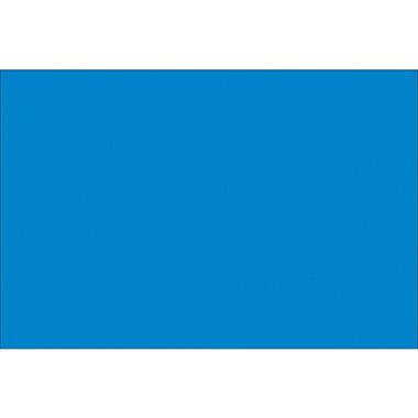 5" x 7" Light Blue Inventory Rectangle Labels Roll / 500