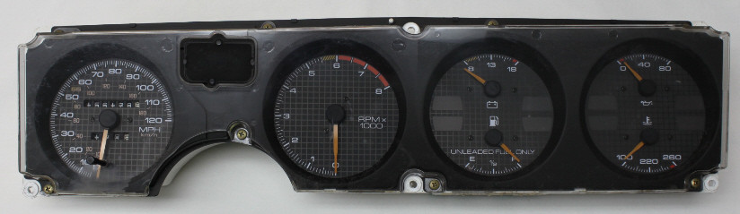 86-92 Firebird/Trans Am Instrument Gauge Cluster 120mph, USED - Hawks ...