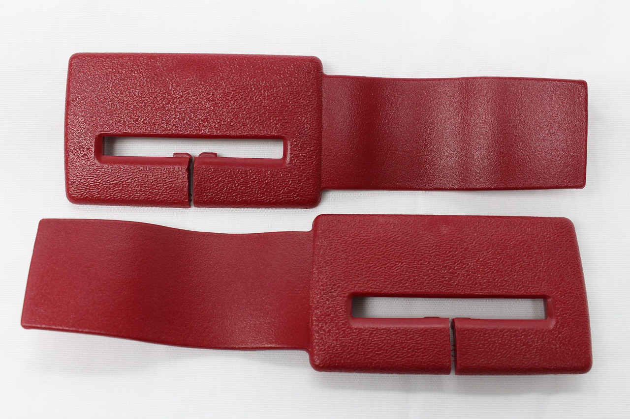 Camaro Firebird 82 92 Seat Belt Headliner Upper Trim Guides Red New