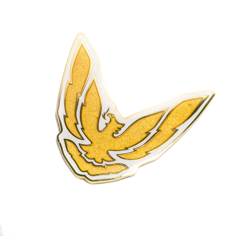 87-90 Trans Am GTA Emblem Set, White - Hawks Third Generation