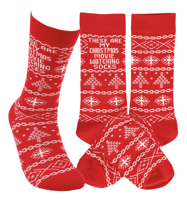 christmas movie socks - catching fireflies