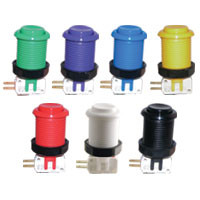 Pushbutton with Horizontal Microswitch - Arcade Adventures