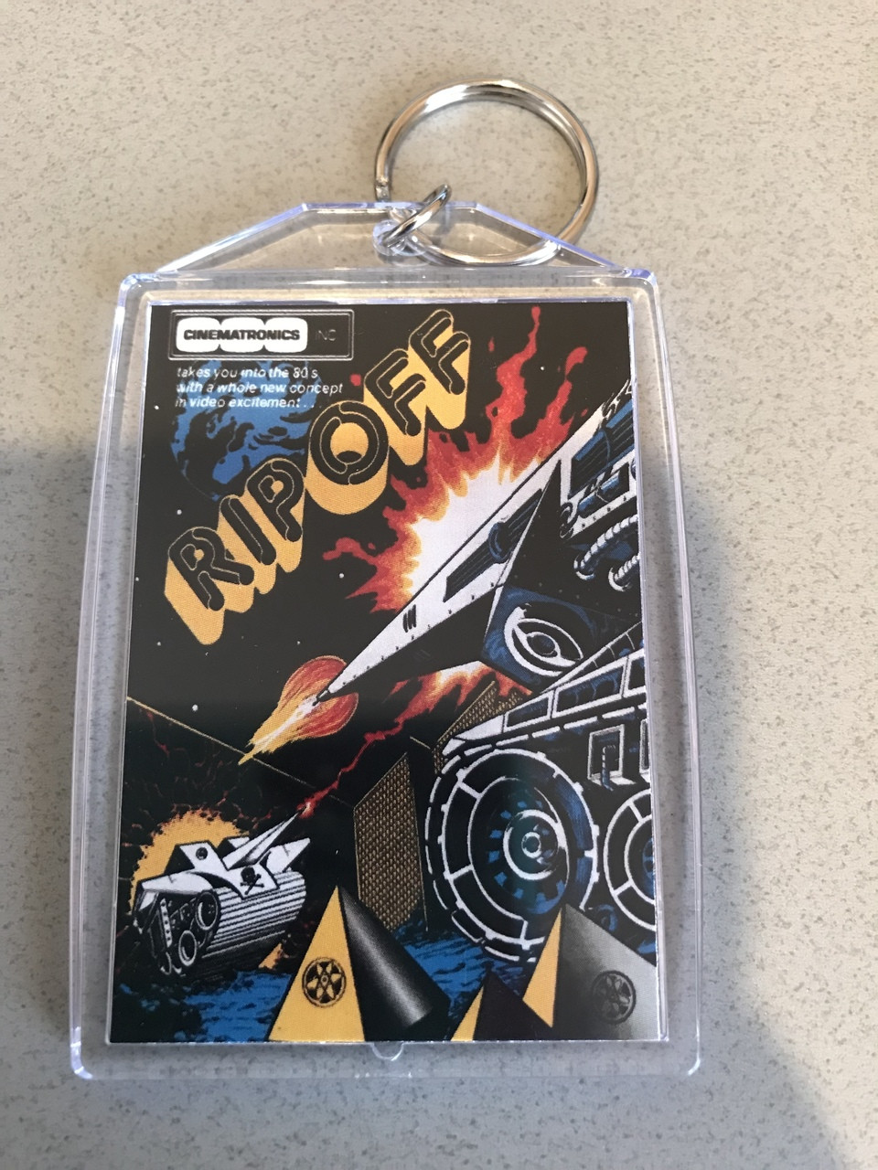 Cinematronics RIPOFF Key Chain Flyer - Arcade Adventures