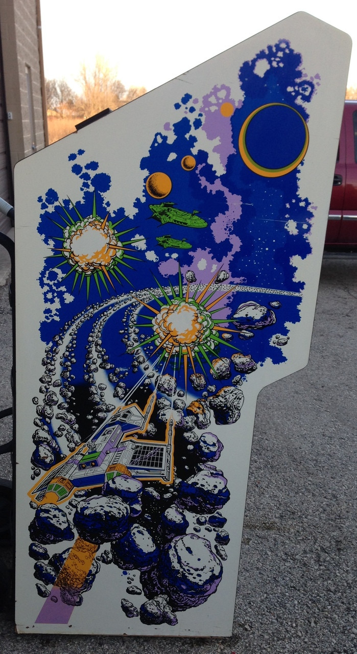 asteroids arcade side art