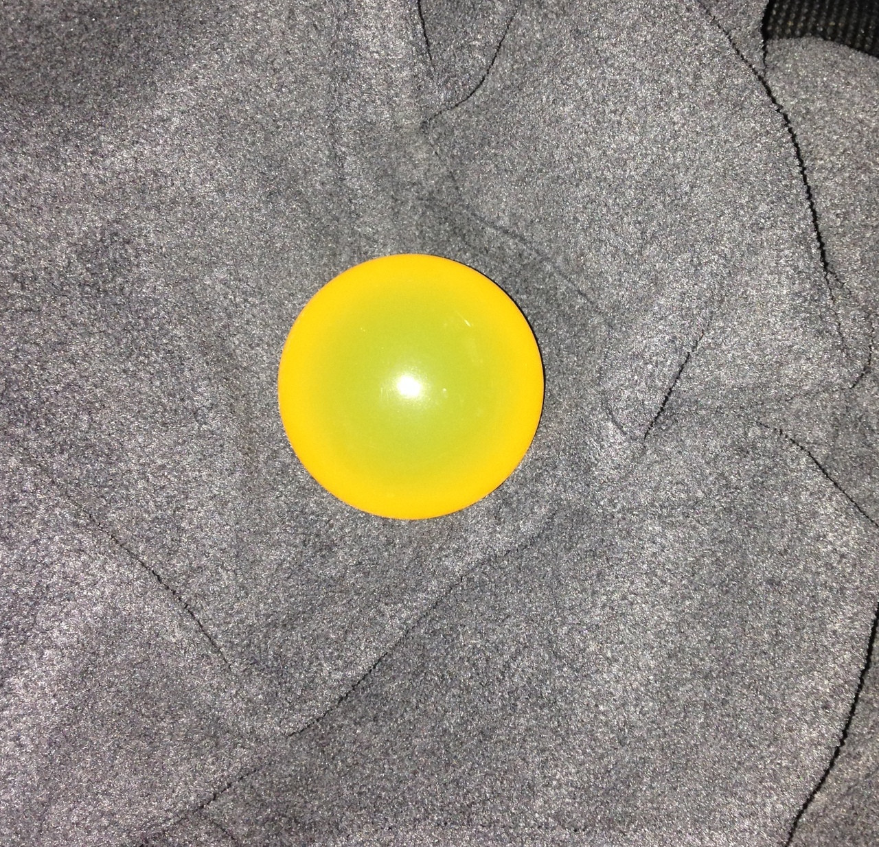 3" Translucent Yellow Trackball - Arcade Adventures