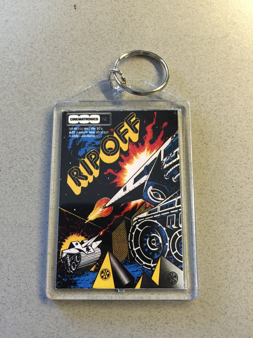 Cinematronics RIP-OFF Key Chain Flyer - Arcade Adventures