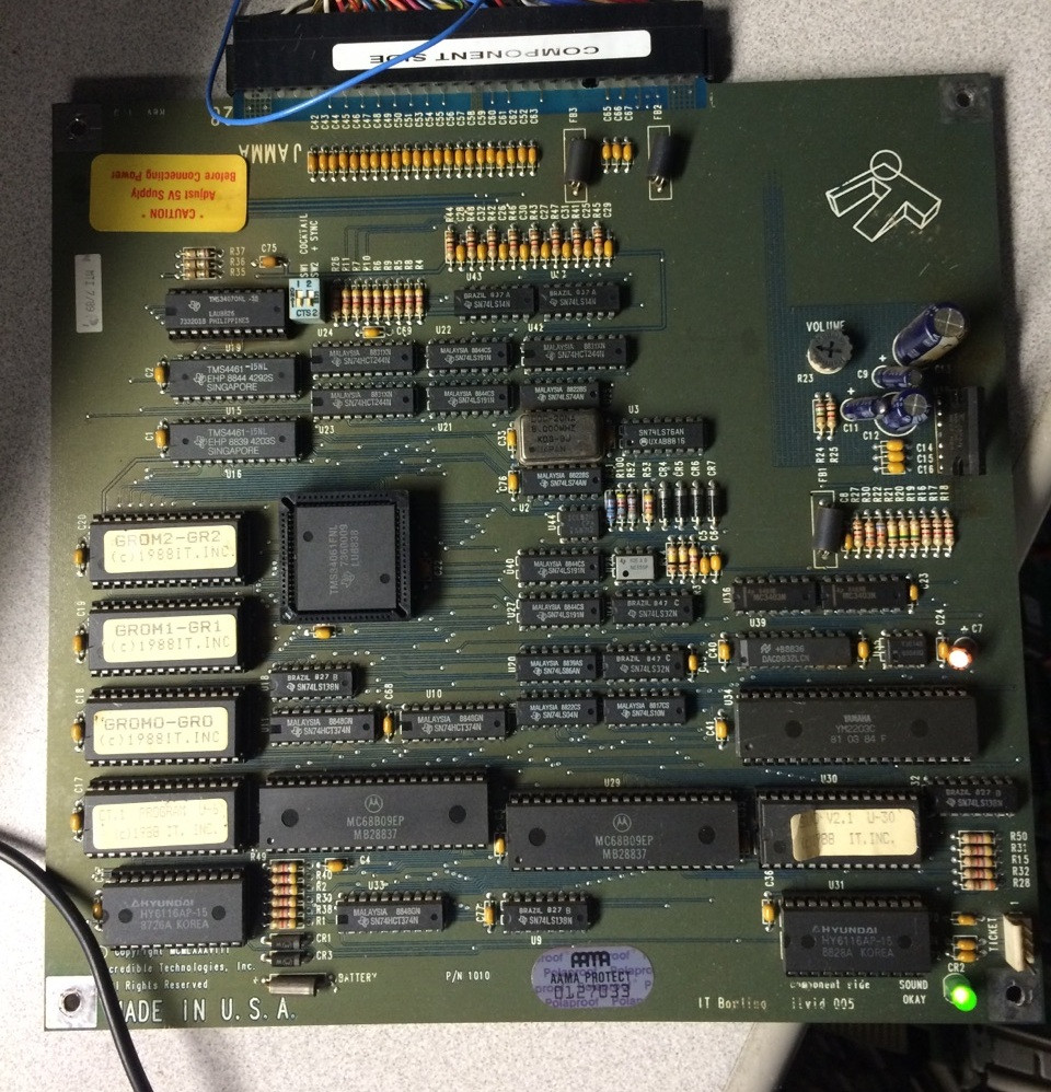 Capcom BOWLING Board / PCB for Arcade Games - Arcade Adventures