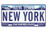 New York License Plate