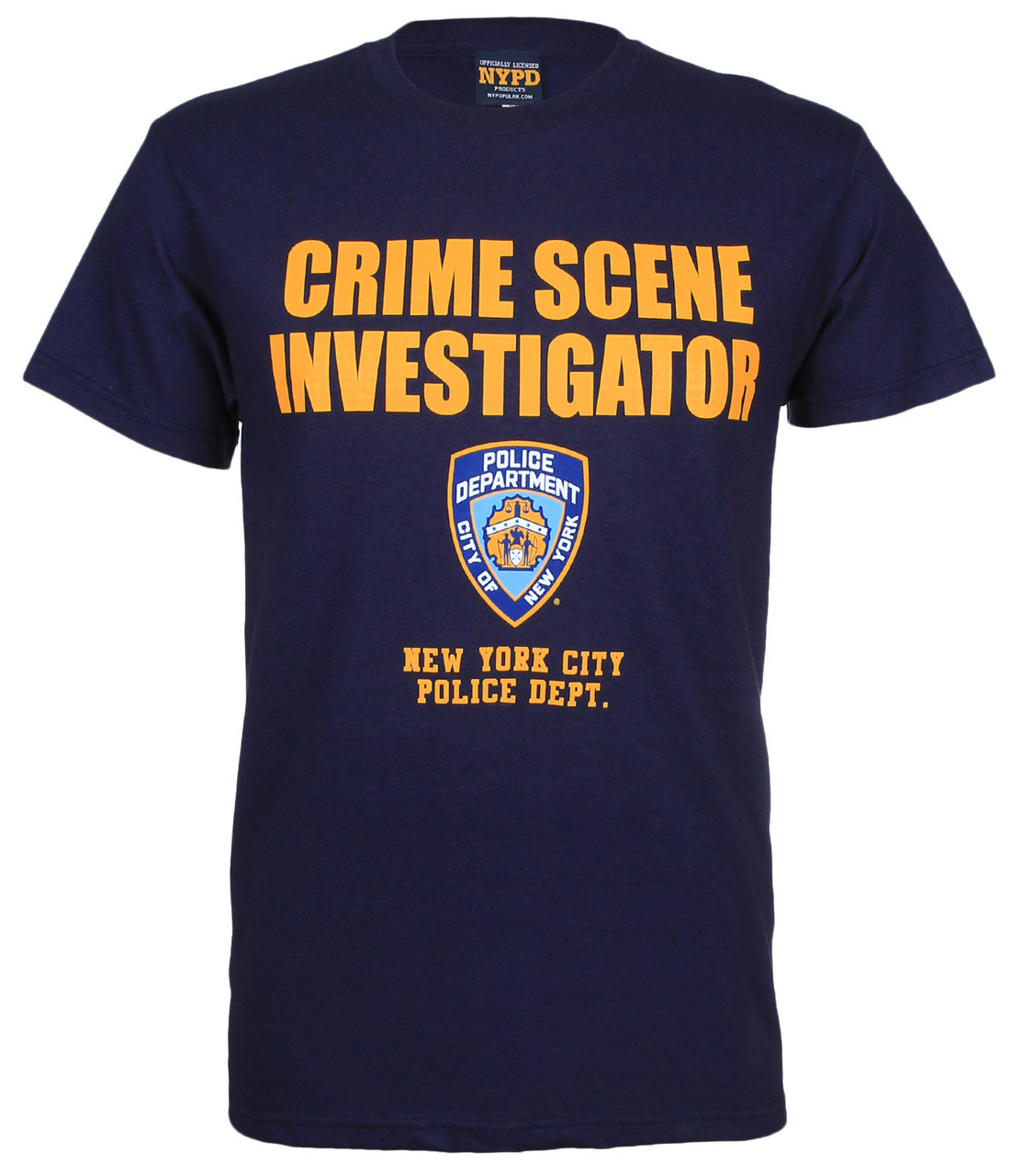 Crime Scene Investigator Navy Tee