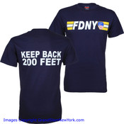 FDNY Full Chest Navy Tee