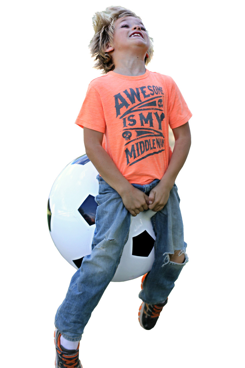 Red BULL FACE & TOOSHIE Hop Ball: Ages 3-6 (small)