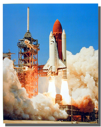 NASA Space Shuttle Blastoff Poster | NASA Posters | Space Posters