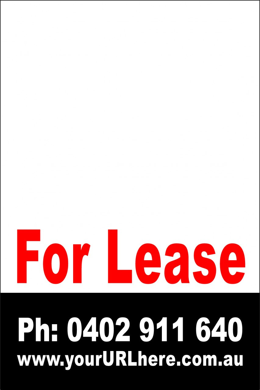 For Lease Sign #24 - Property Signs