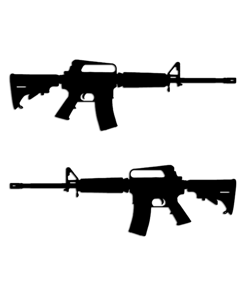 Bushmaster AR-15 Assault Rifle Sticker - Aftershock Decals