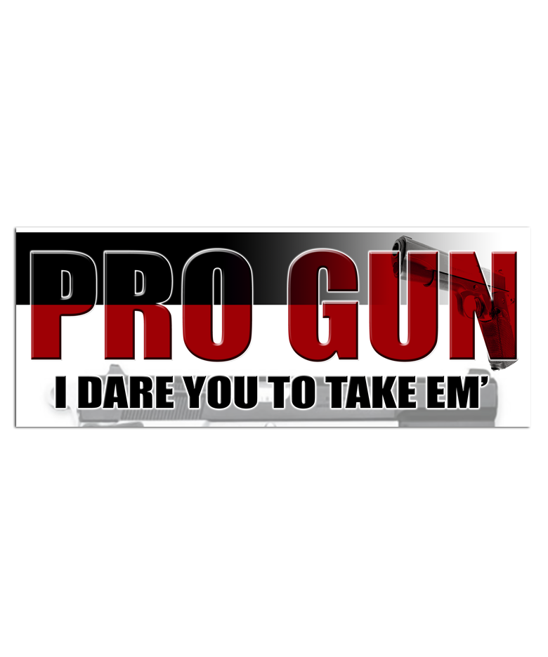 Pro Gun Stickers Decals