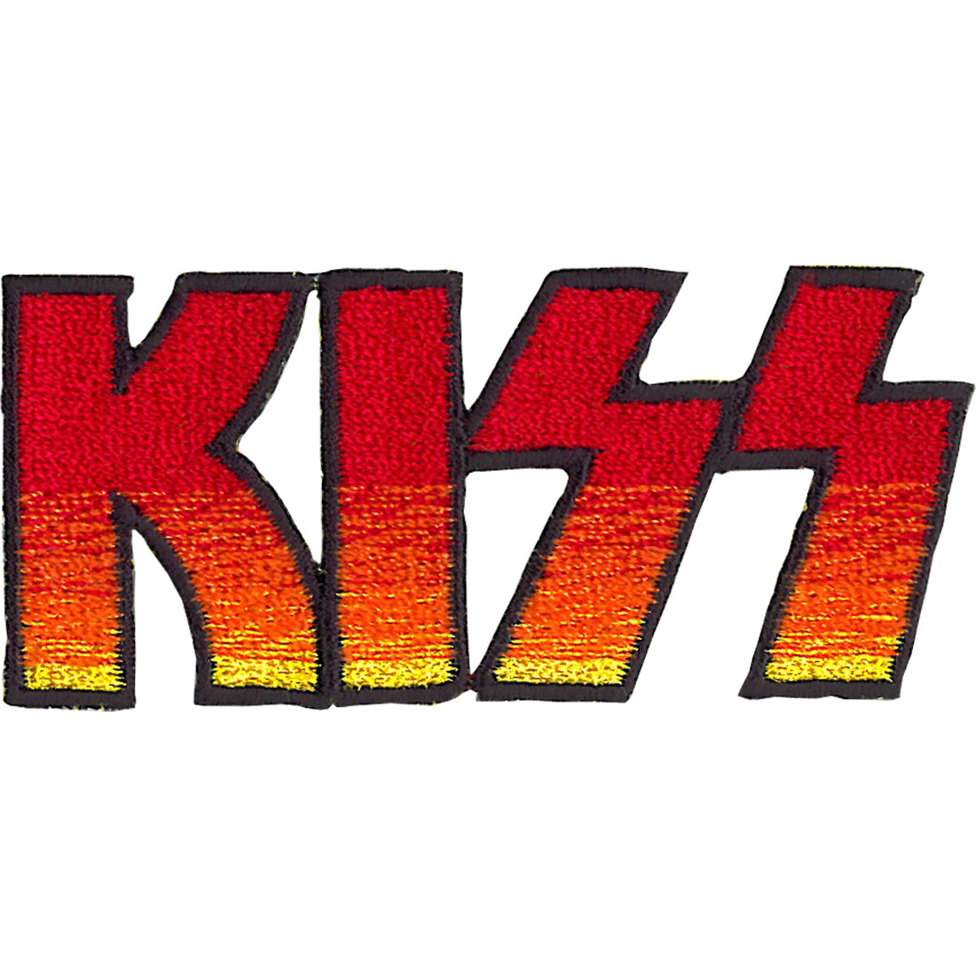 KISS Logo Patch Liquid Blue