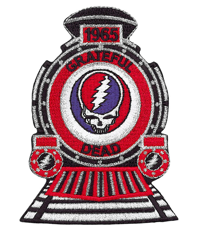 Grateful Dead GD Uncle Sam Patch Liquid Blue