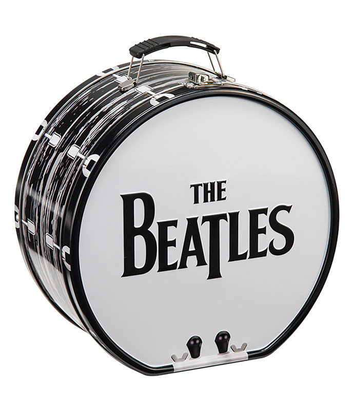 Beatles Beatles Drum Tin Tote Liquid Blue
