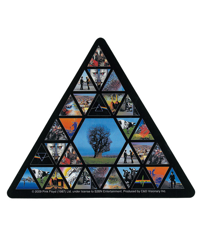 PF Albums Triangle Sticker Liquid Blue