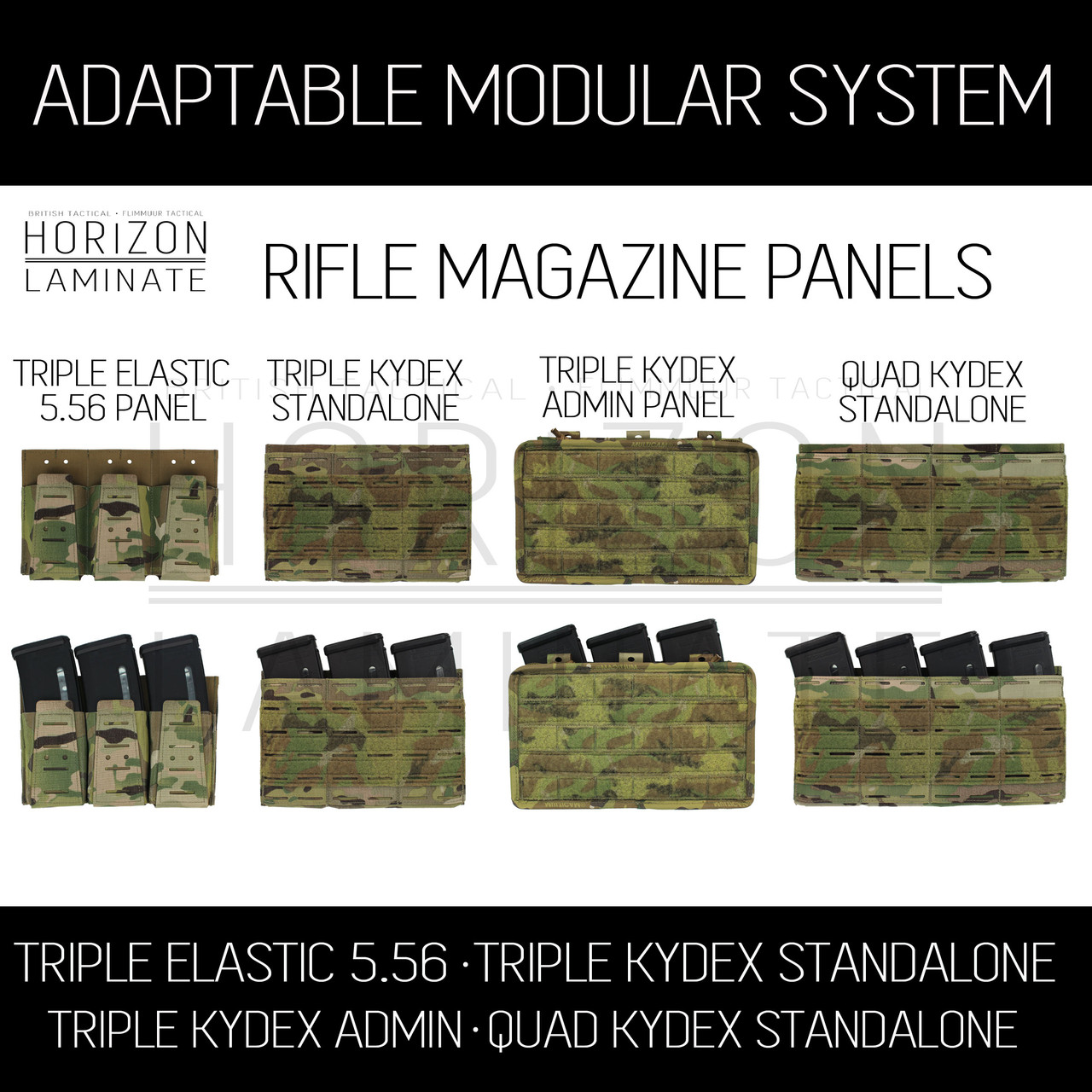 HL - AMS - Triple Kydex Double Stacked - British Tactical