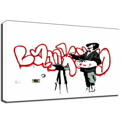 Banksy Canvas Print - French Painter - The Banksy Shop