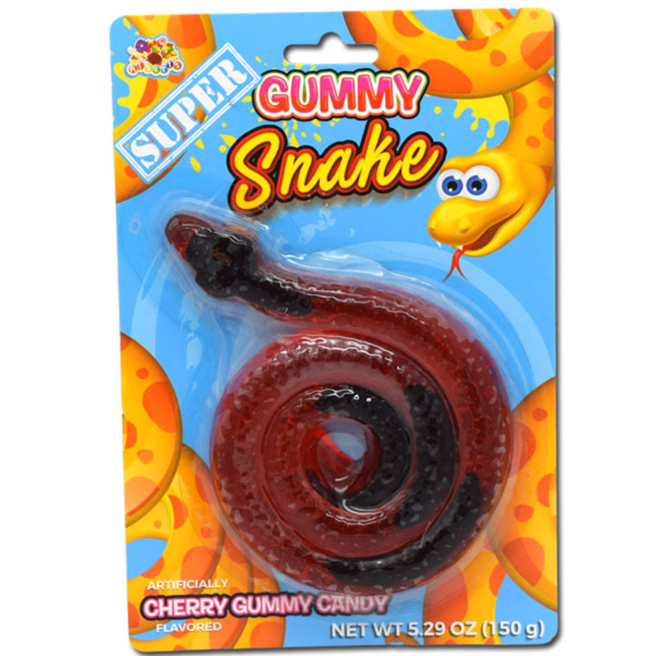 Super Gummy Snake Cherry 5.29 oz 150g Sugarman Candy