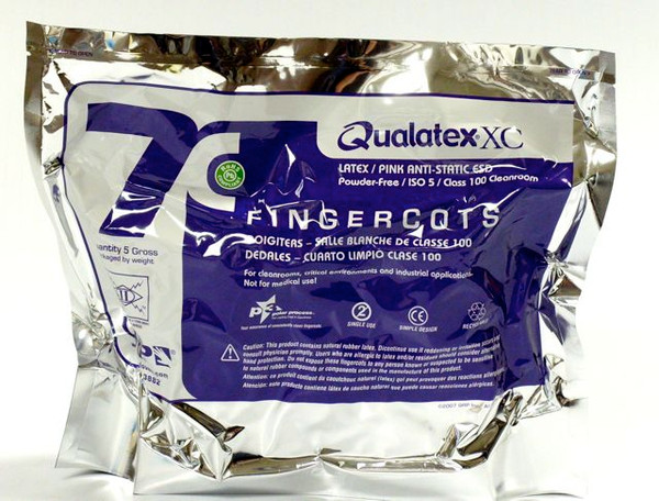QRP Qualatex 7C Latex Finger Cots Class 100