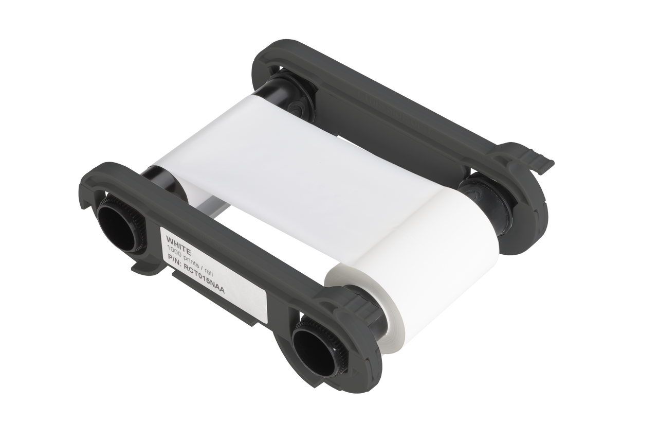 Edikio FLEX & Edikio Duplex Ribbons - White Monochrome Ribbon - POSOZ