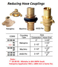 IMPA 330857 HOSE COUPLING MACHINO BRASS 65A 21/2" 63 MM