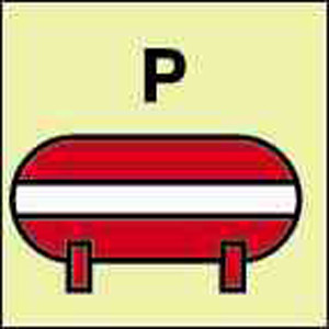 IMPA 336824 IMO FCS - Fixed powder fireextuisher installation