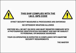 IMPA 333140 ISPS code sign - Ship compliance with IMO ISPS Code