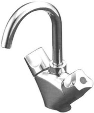 IMPA 530152 LAVATORY FAUCET CHROMED WATERLINE 1/2"-200 MM COLD WITH ...
