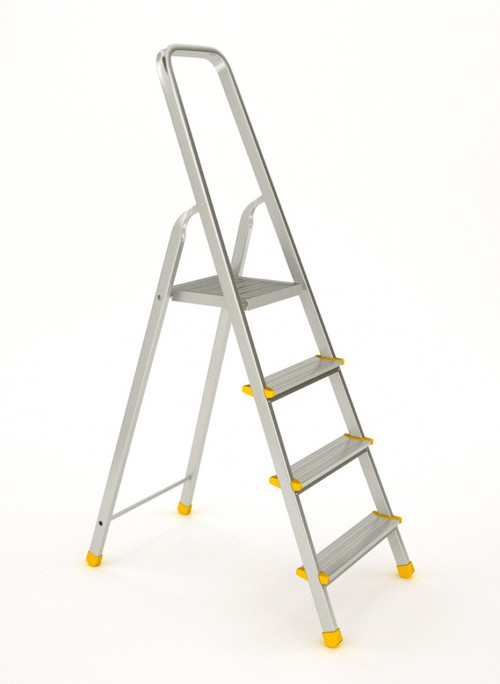 IMPA 617128 LADDER PLATFORM ALUM-ALLOY 1.5MTR 5-STEP