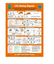 IMPA 331519 Regulation poster - Lifeboat code signal Solas 2