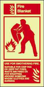 IMPA 336150 Fire equipment sign - Fire Blanket 100x300