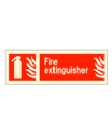 IMPA 336149 Self adh. Fire equipment sign - Fire fighting equipment