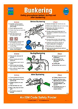 IMPA 331522 Self adhesive poster - Bunkering procedures