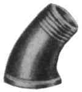 IMPA 730131 STREET ELBOW 41+280-45degr BSP 1/8" male/female GALV.